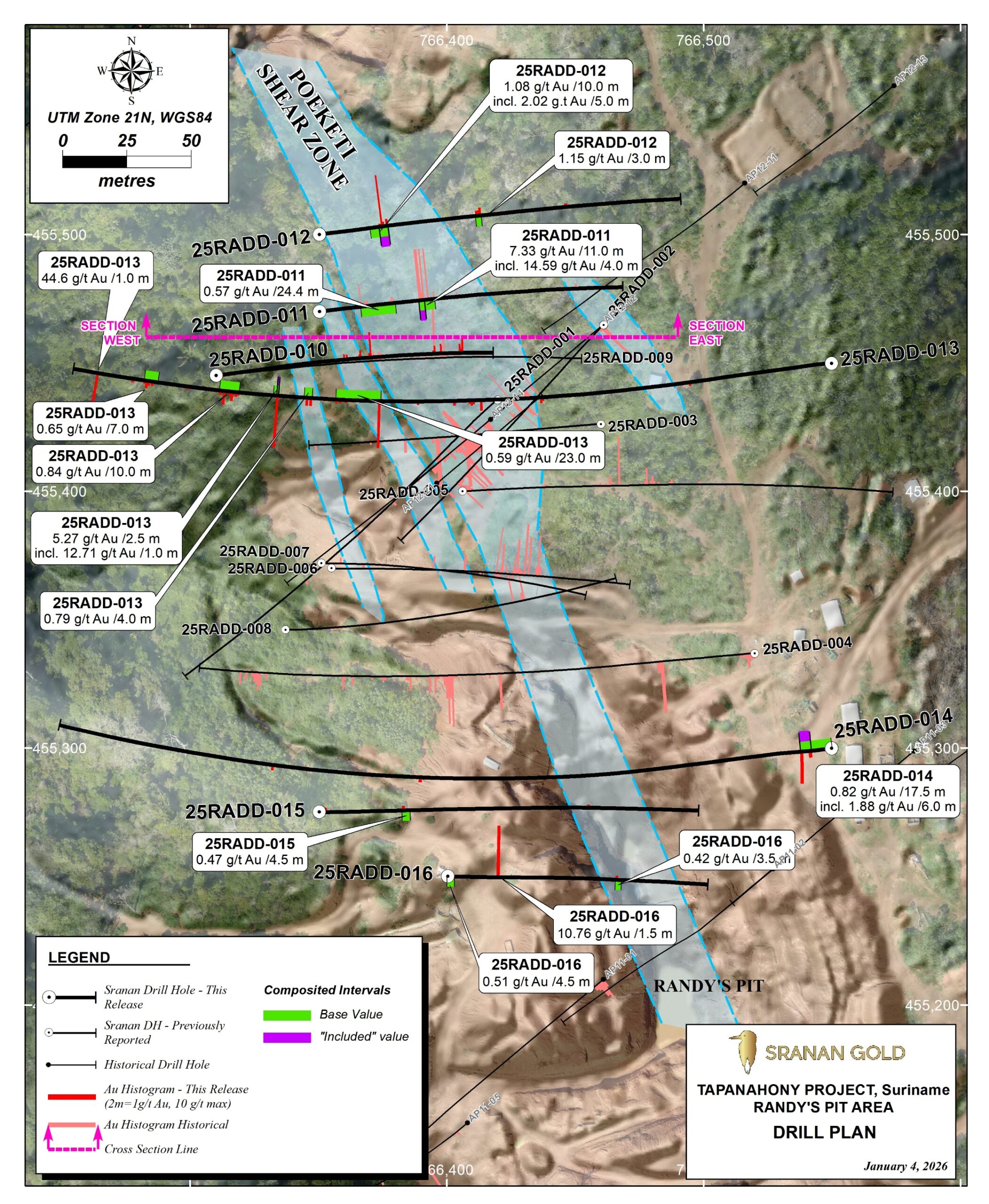 SRANAN GOLD Reports 11 Metres Grading 7.33 g/t Gold Including 4 Metres ...